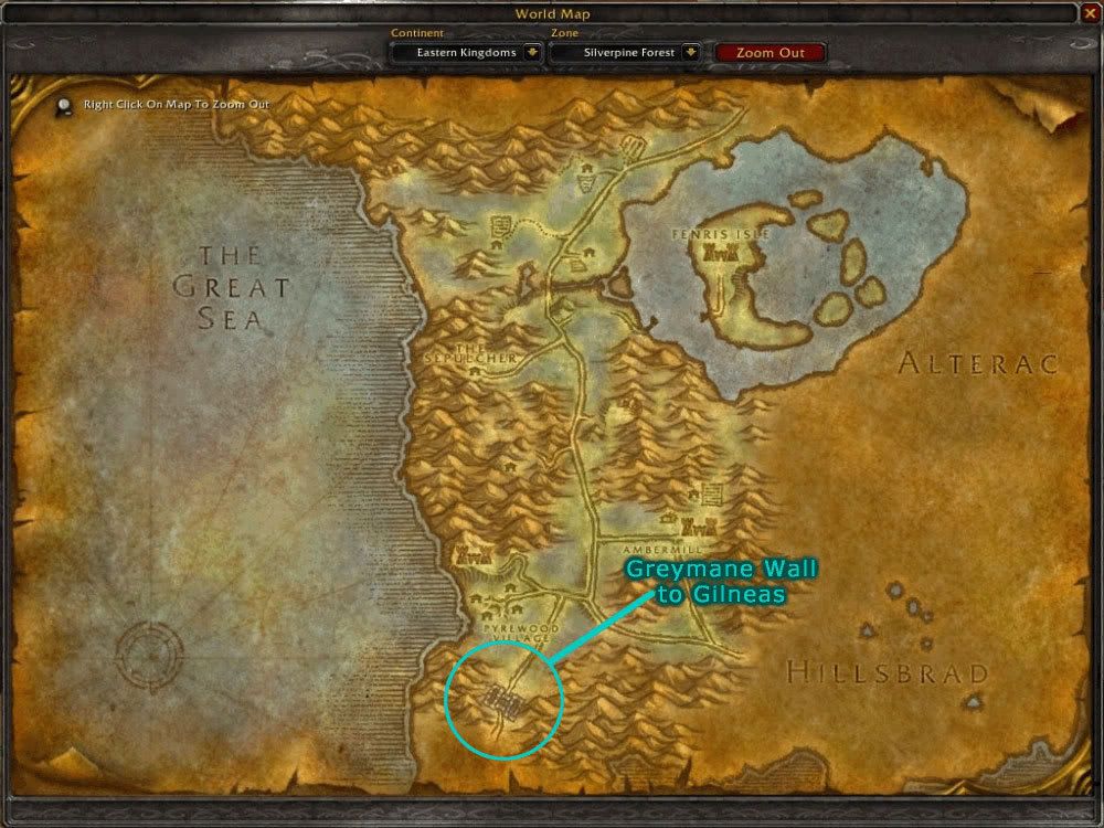 Isilme Caliens Wow Exploration Project Behind The Greymane Wall